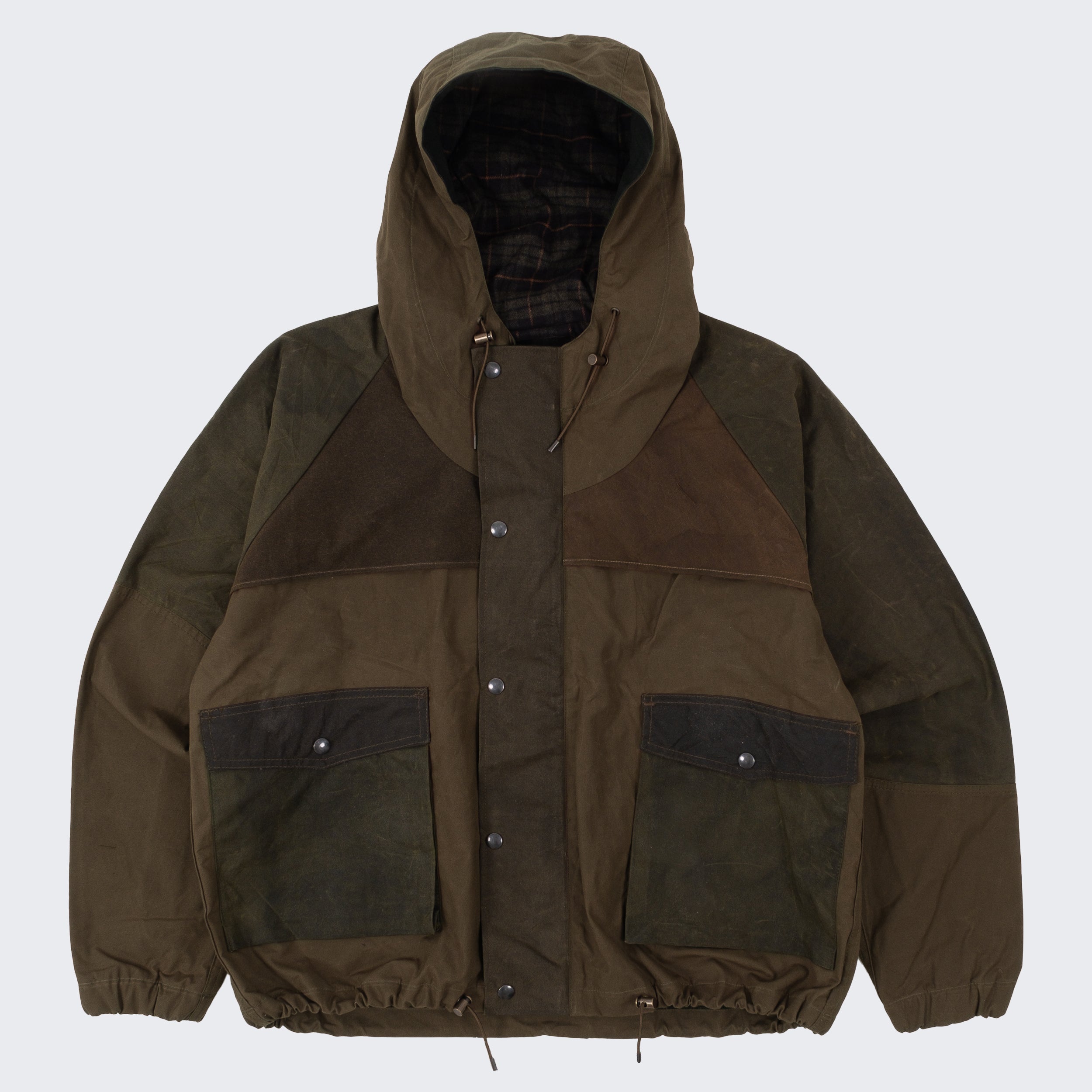 REWORK® WAX RAIN CROPPED JACKET - N° 001 | BRUT Vintage Shop | Worldwide shipping – BRUT Clothing