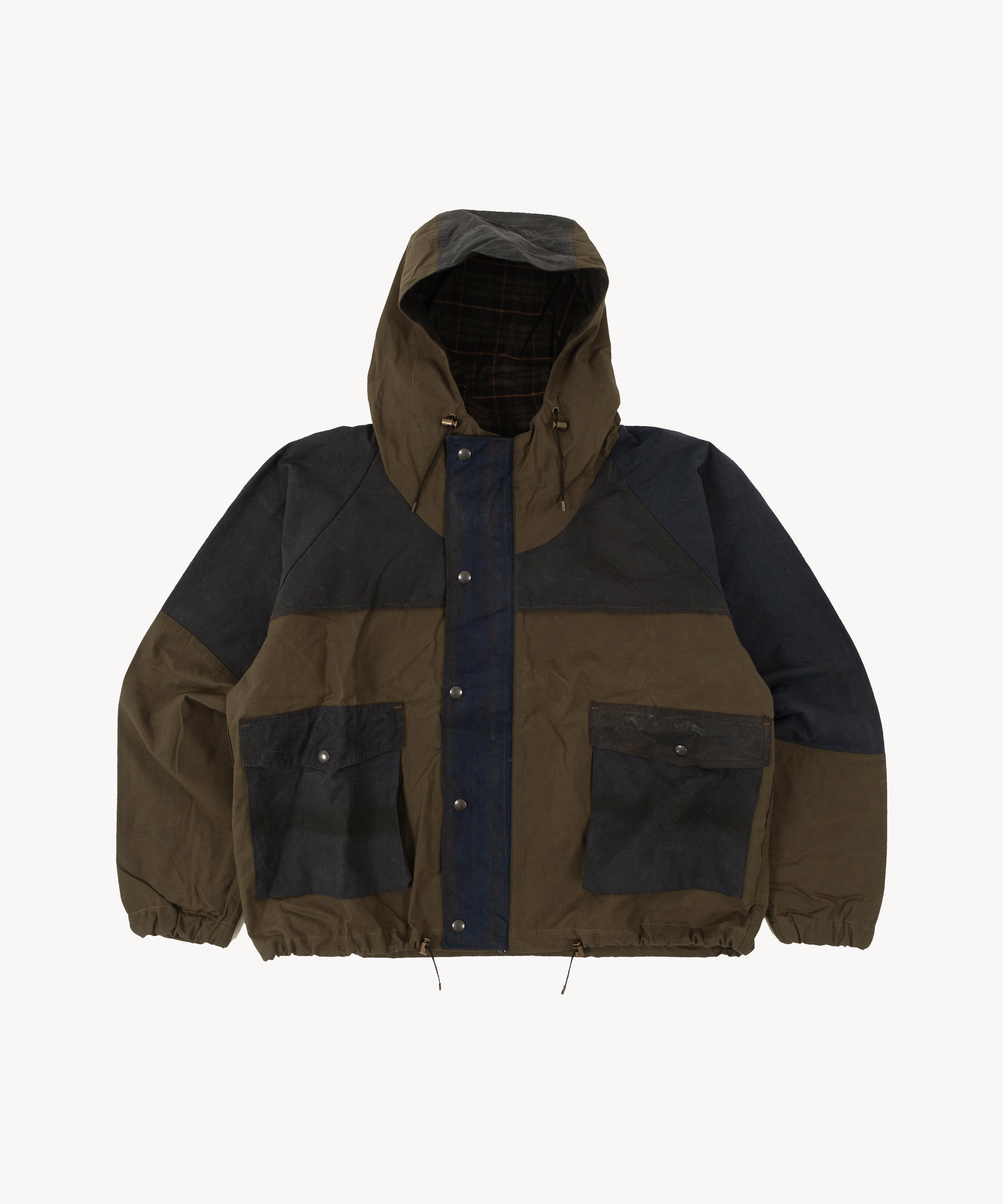 REWORK® WAX RAIN CROPPED JACKET - N° 004 | BRUT Vintage Shop ...