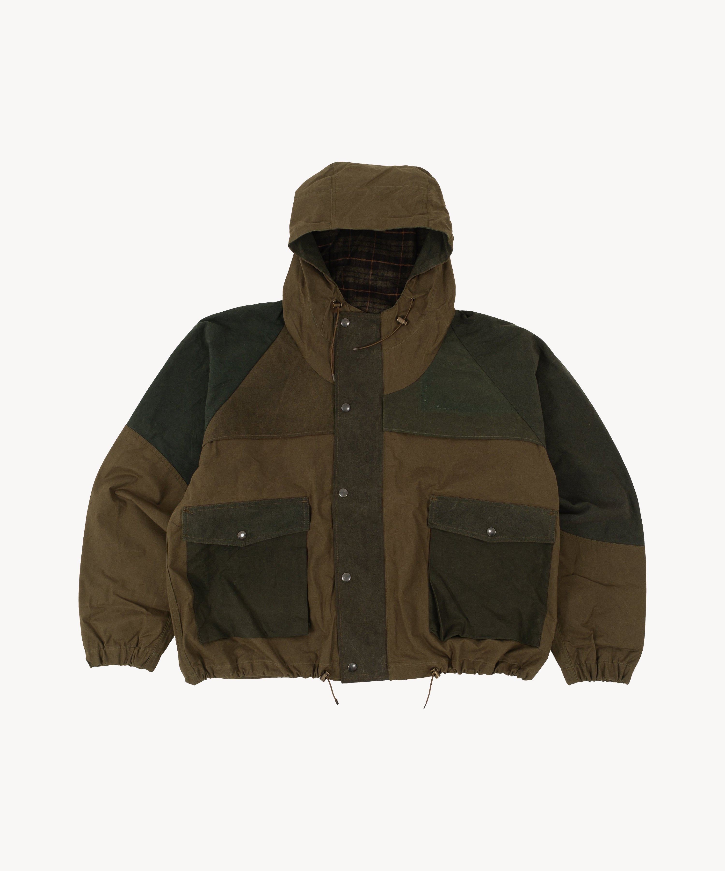 REWORK® WAX RAIN CROPPED JACKET - N° 009 | BRUT Vintage Shop ...