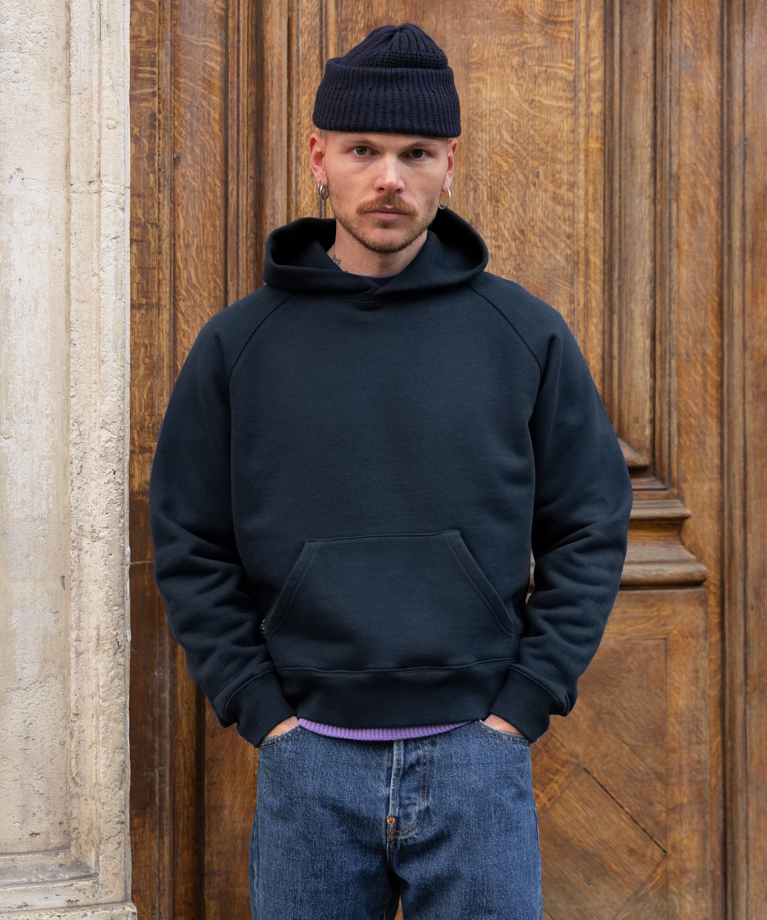 Best Sweat Heavyweight Hoodie 560 GSM Navy | BRUT – BRUT Clothing