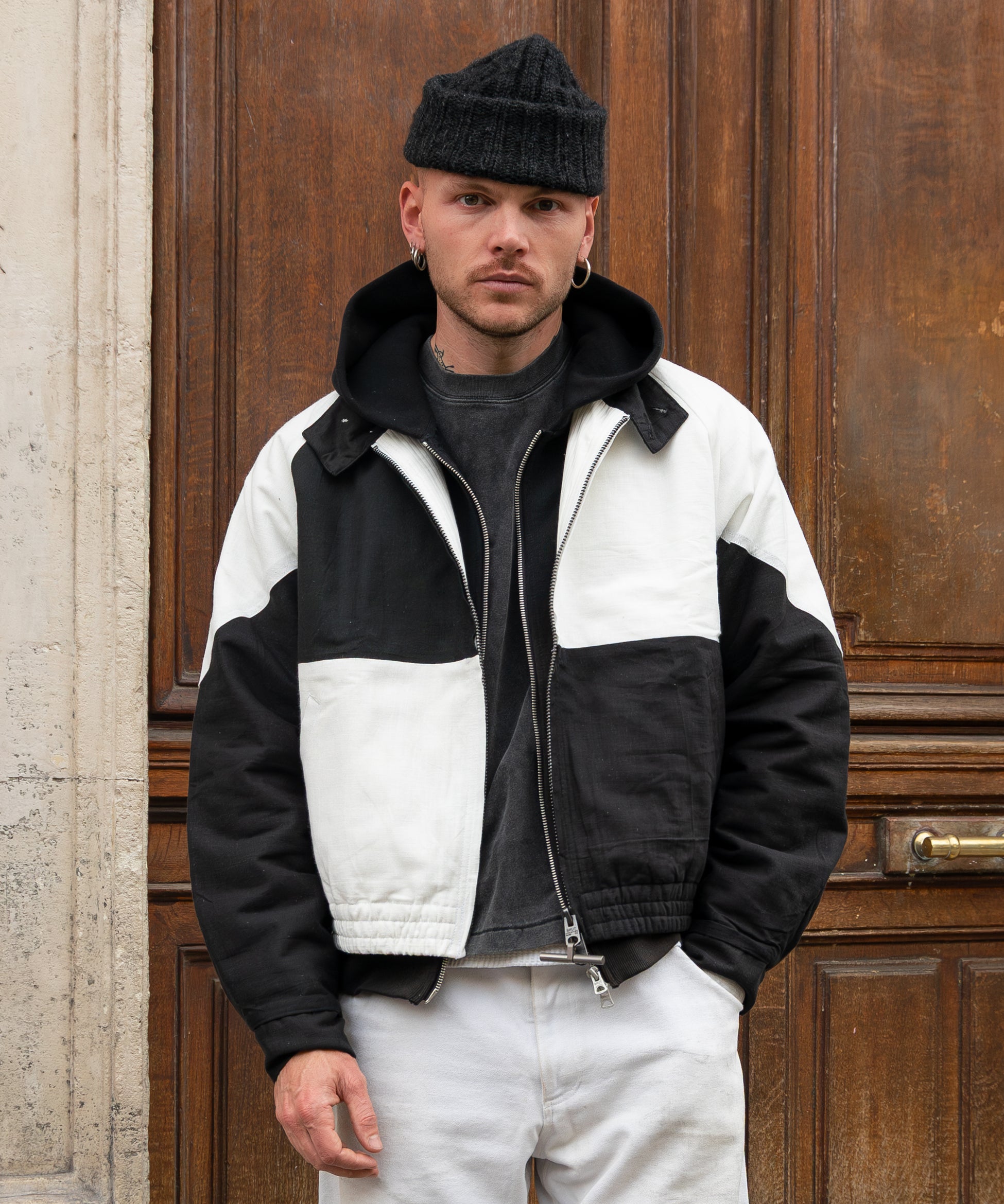 REWORK® FLAG JACKET - BLACK / WHITE | BRUT PARIS 03 | Worldwide ...