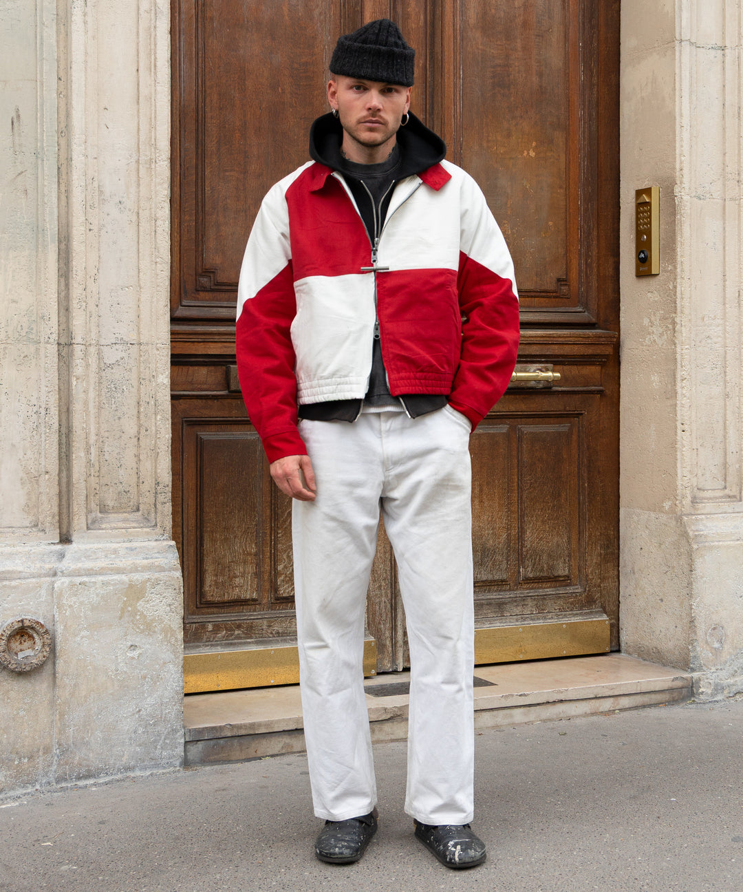 REWORK® FLAG JACKET - RED / WHITE | BRUT PARIS 03 | Worldwide shipping ...