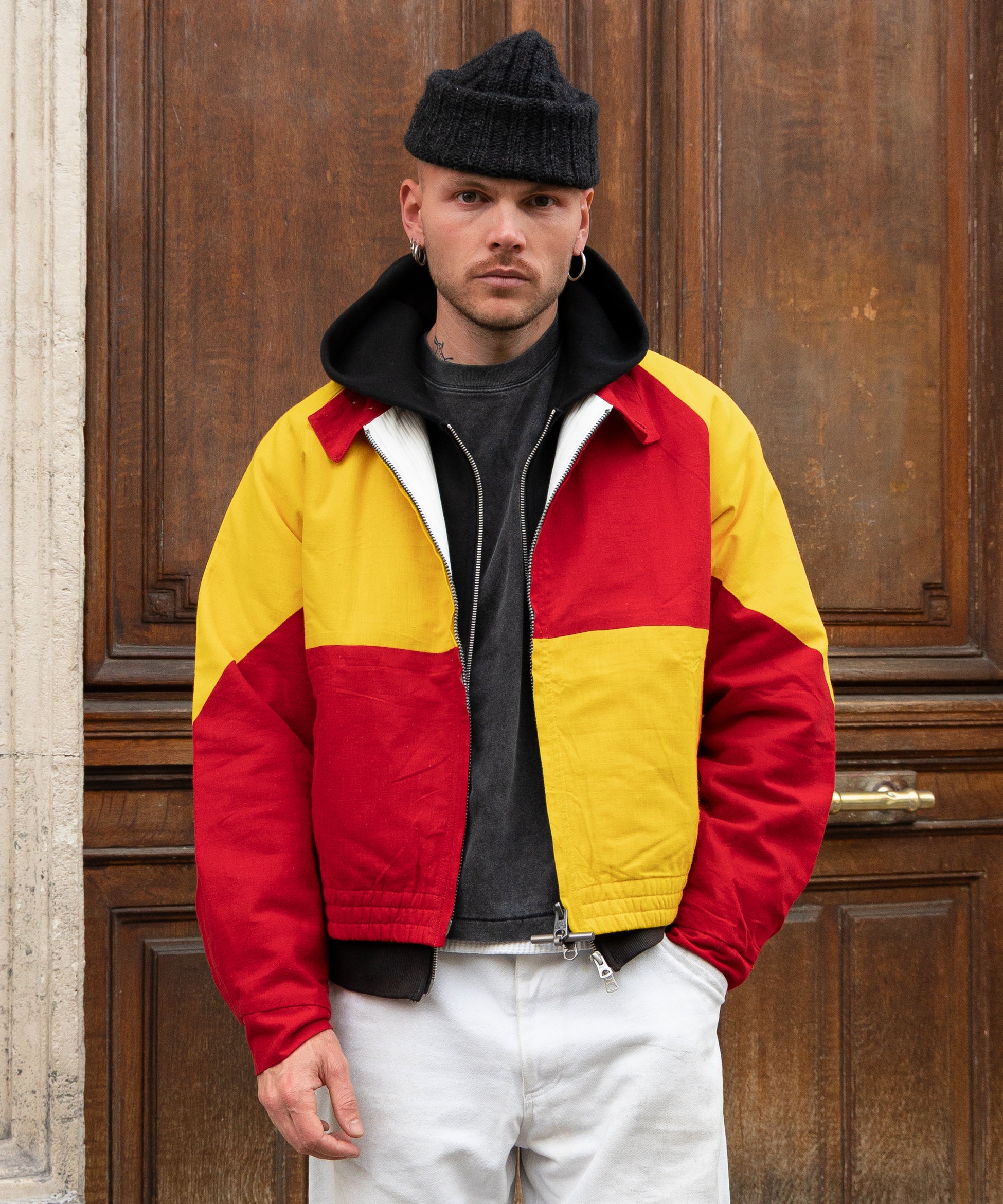 REWORK® FLAG JACKET - RED / YELLOW | BRUT PARIS 03 | Worldwide shipping ...
