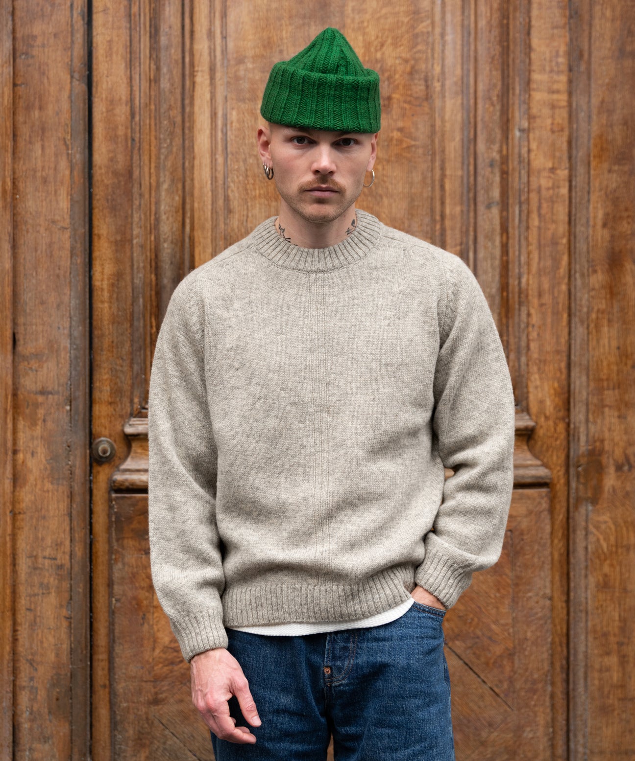 THE SHETLAND SWEATER - CYGNET | BRUT CLOTHING – BRUT Clothing