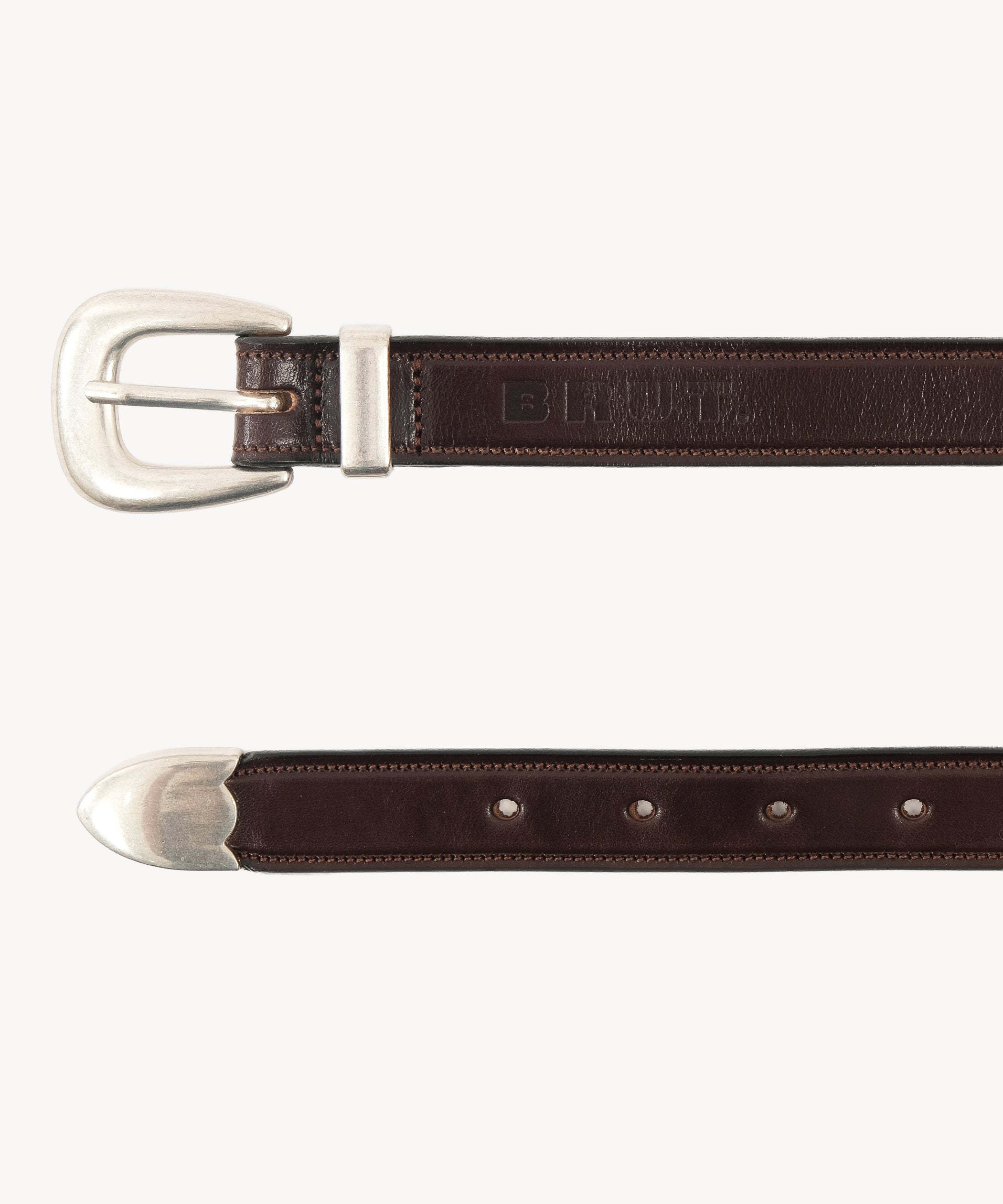 Macadam Belt Havana English Bridle Leather Western | BRUT – BRUT Clothing