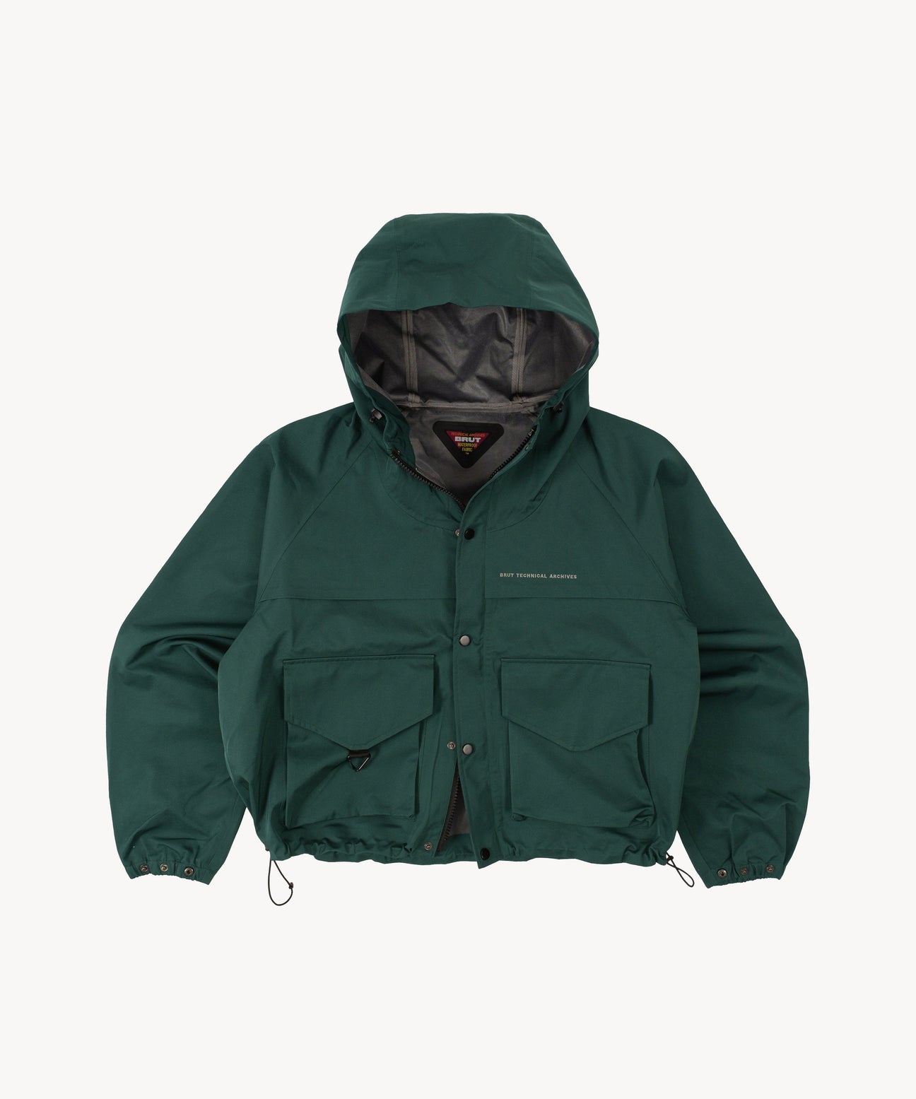 THE RAIN CROPPED JACKET - FOREST GREEN | BRUT CLOTHING – BRUT Clothing