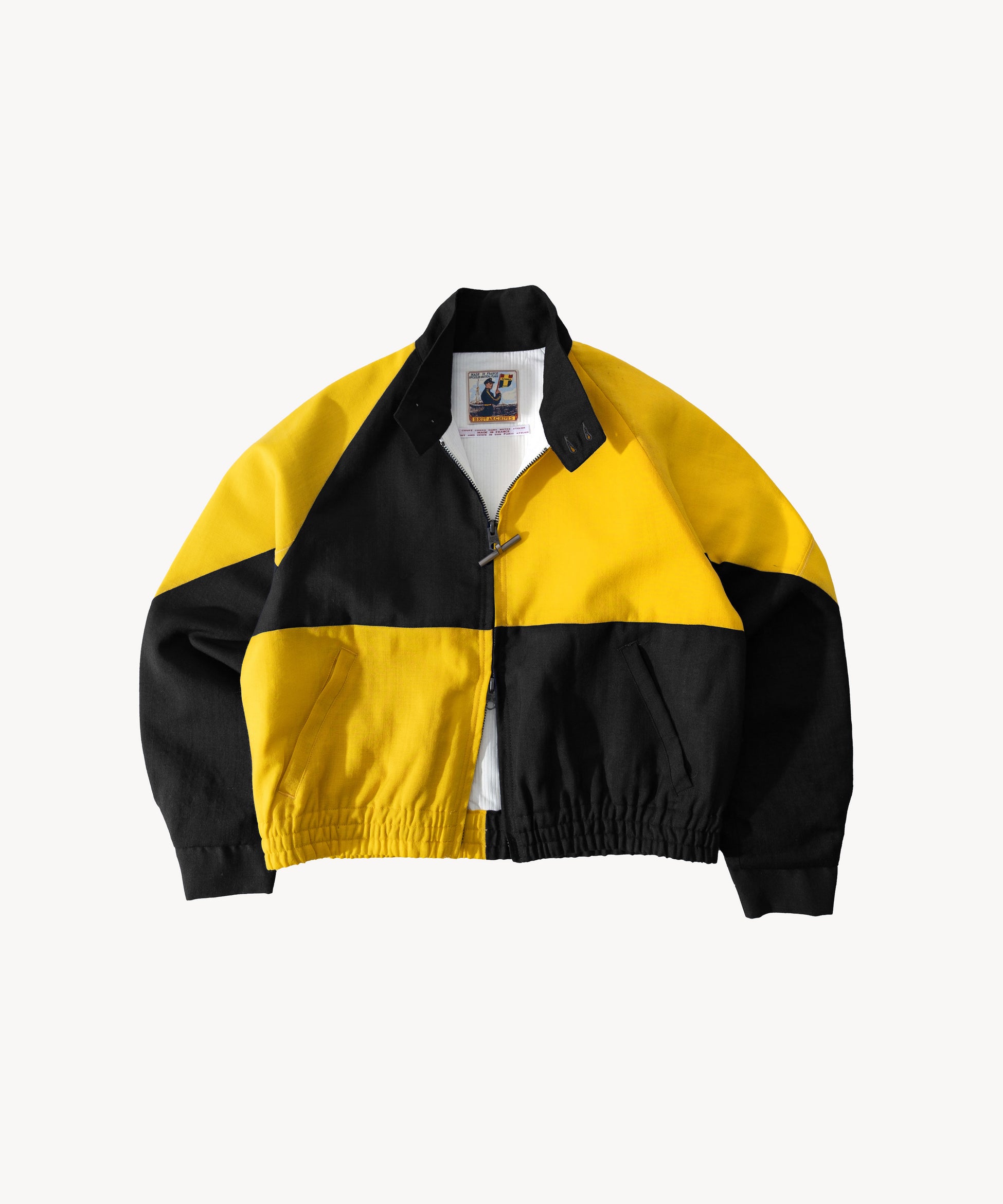 Rework Flag Jacket Black Yellow Nautical | BRUT – BRUT Clothing