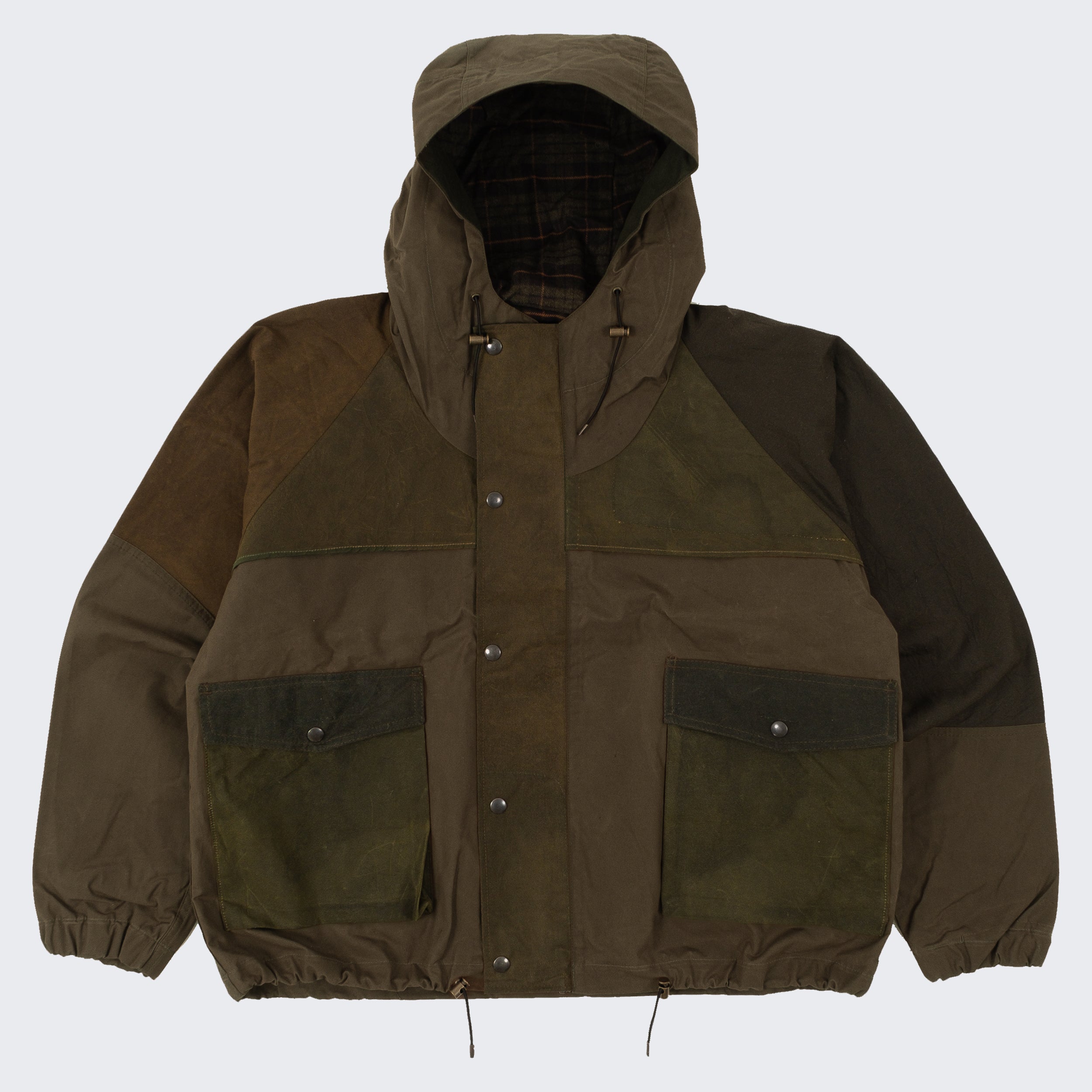 REWORK® WAX RAIN CROPPED JACKET - N° 005 | BRUT Vintage Shop ...