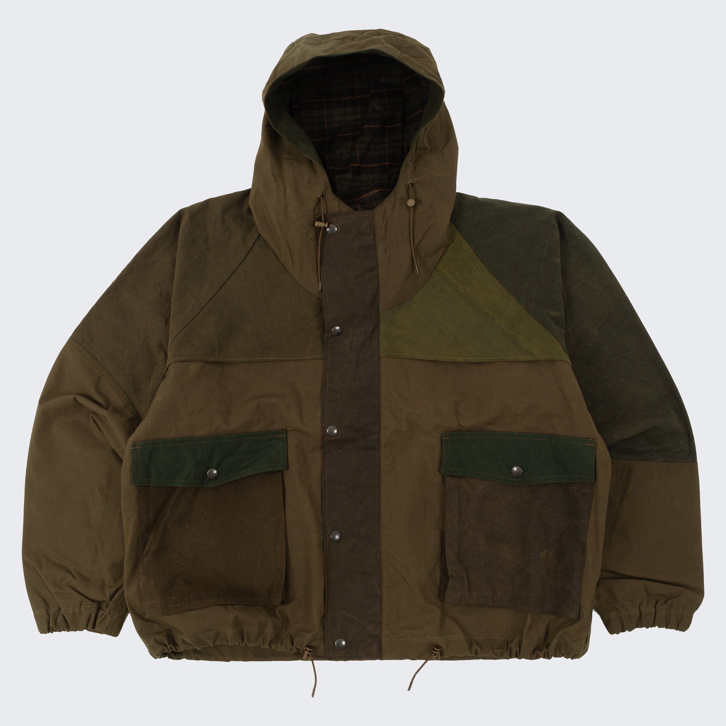 REWORK® WAX RAIN CROPPED JACKET - N° 008 | BRUT Vintage Shop ...