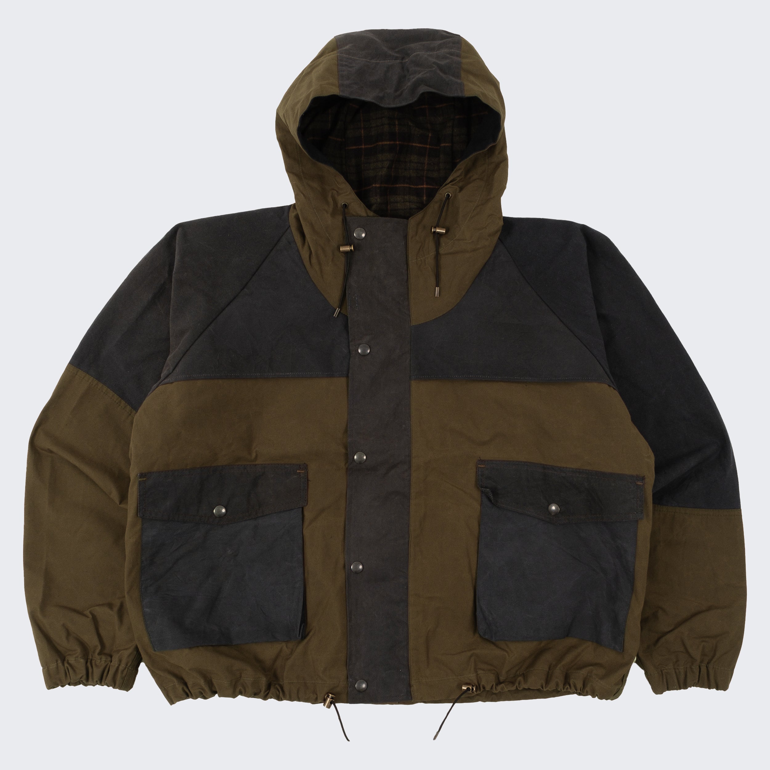 REWORK® WAX RAIN CROPPED JACKET - N° 010 | BRUT Vintage Shop ...