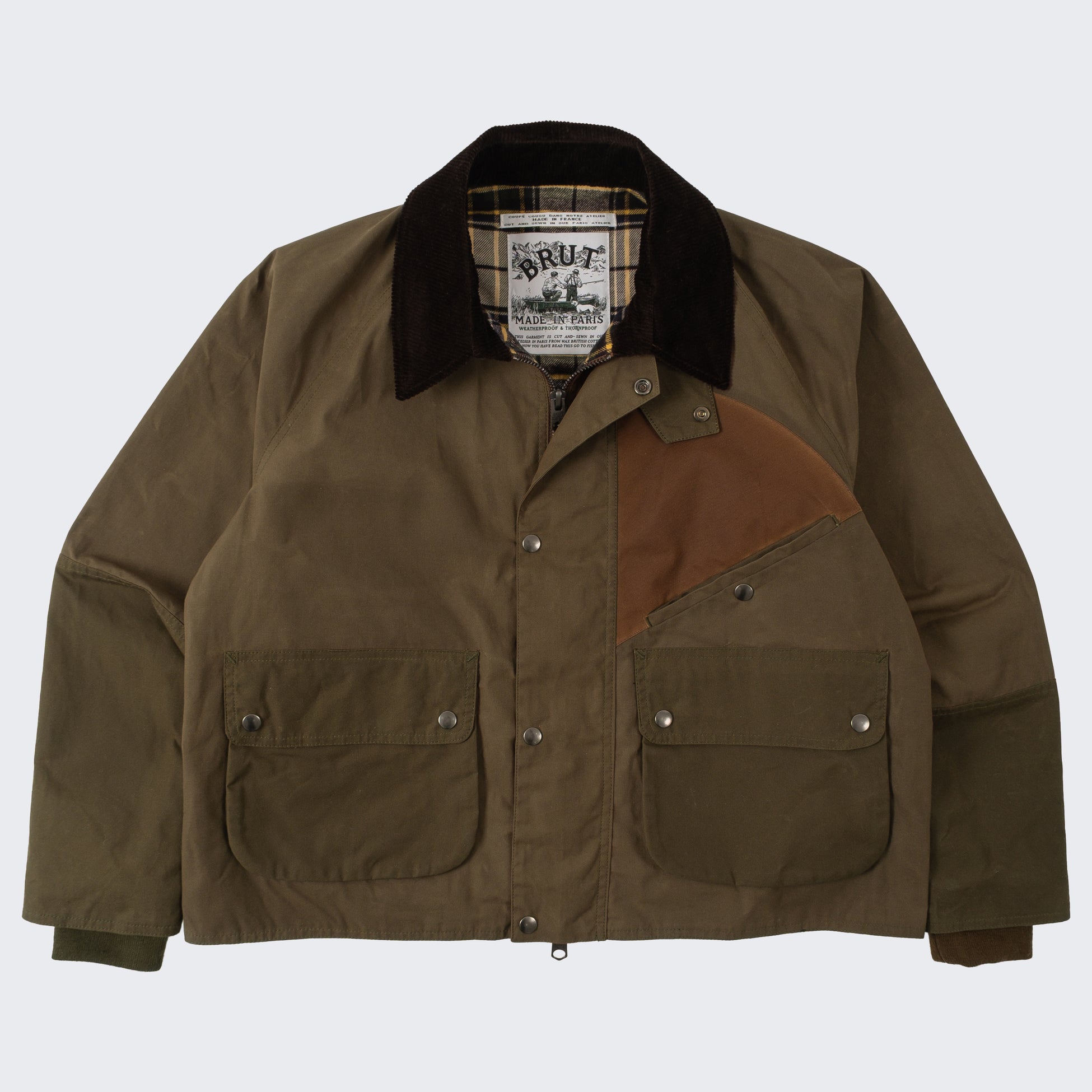 REWORK® WAX JACKET - V3 | BRUT Vintage Shop | Worldwide shipping – BRUT Clothing