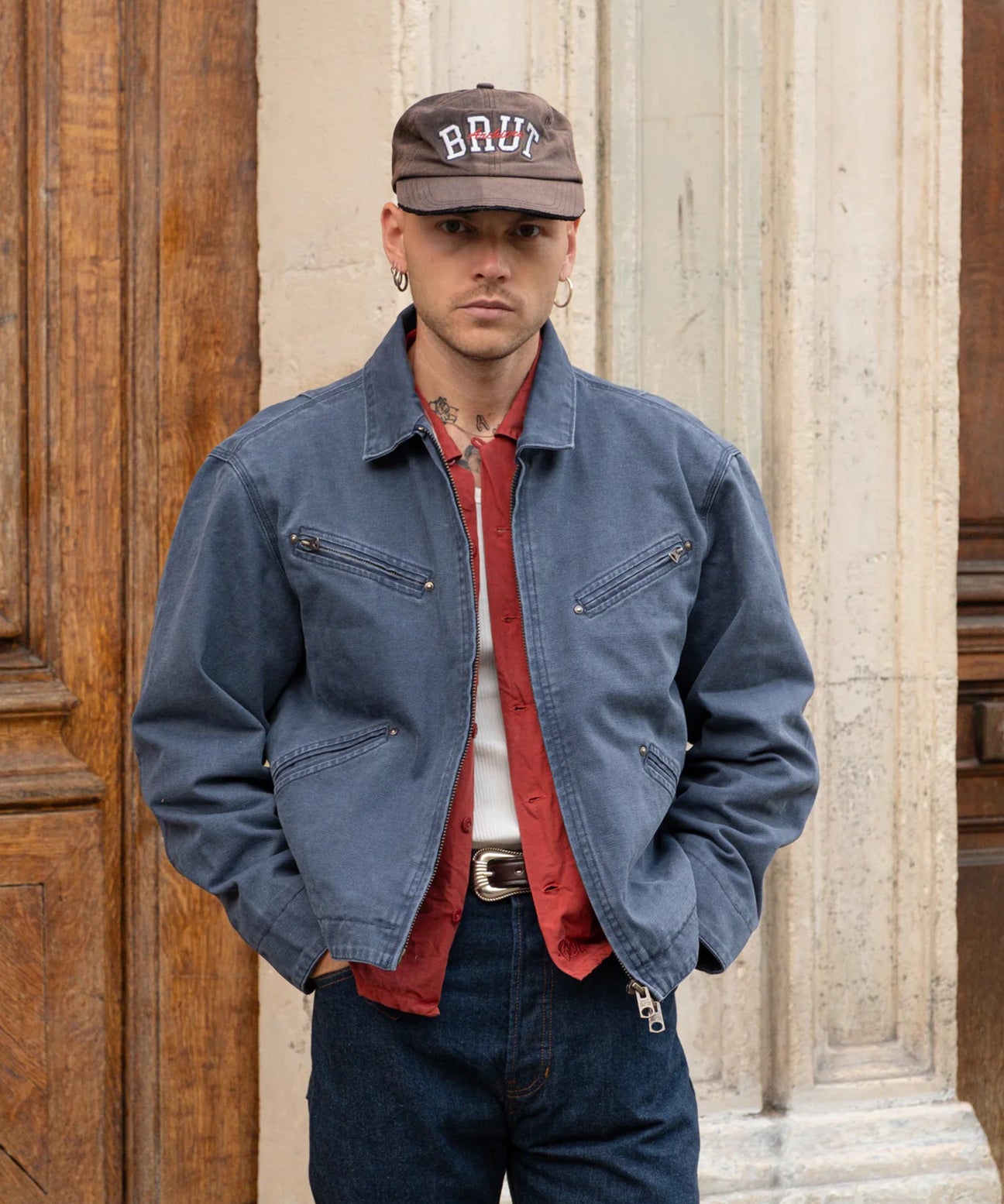 THE BEIRING JACKET - BLUE | BRUT PARIS 03 | Worldwide shipping – BRUT ...