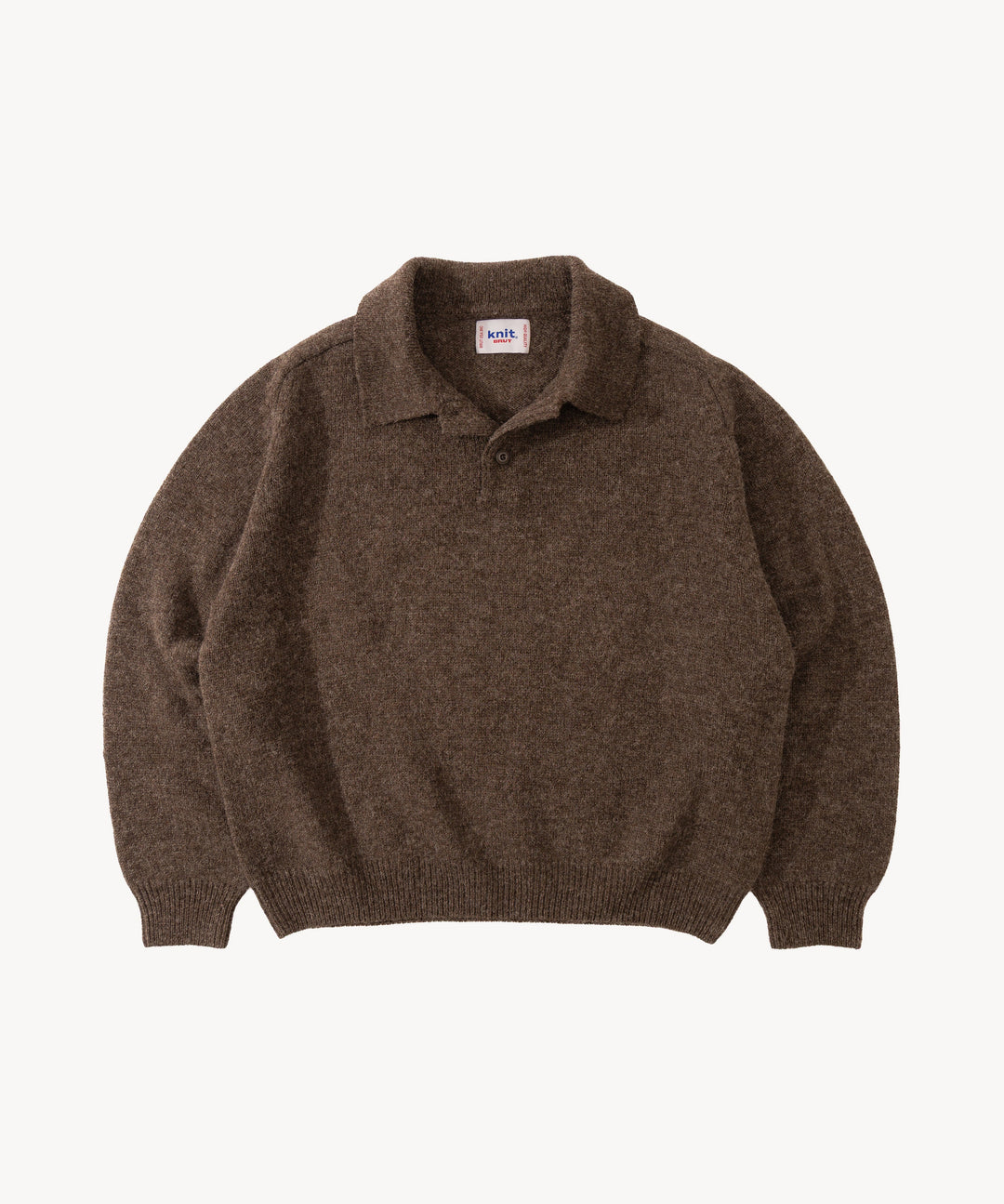 Shetland Polo Raglan Cropped Knitwear | BRUT – BRUT Clothing