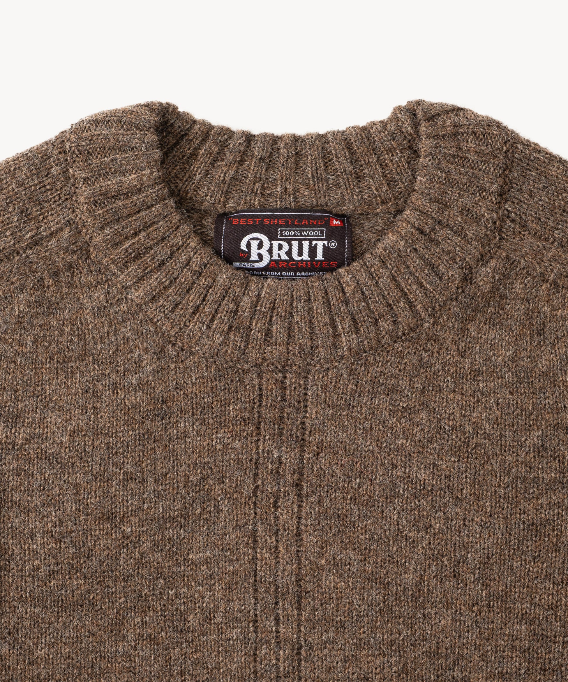 THE SHETLAND SWEATER - EARTH | BRUT CLOTHING – BRUT Clothing