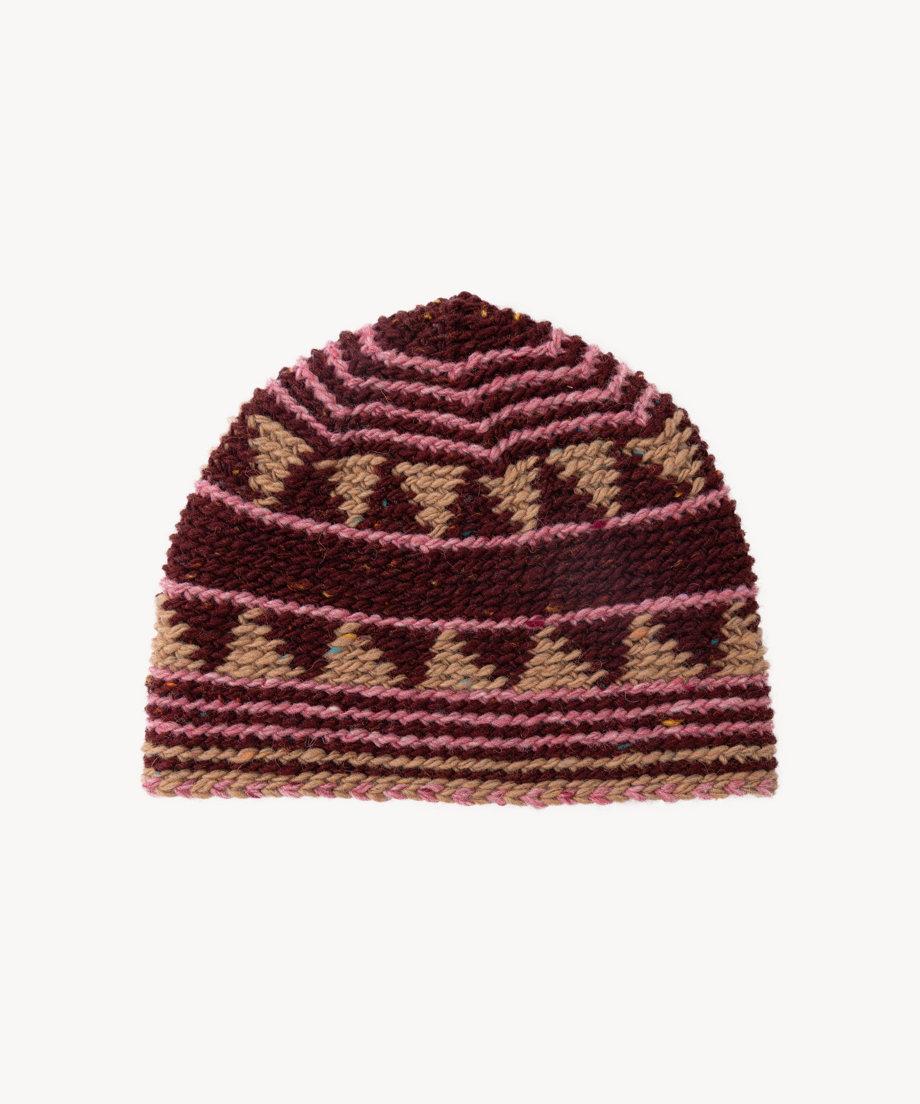 THE HAND-KNIT WATCH CAP - WINE | BRUT PARIS 03 | Worldwide shipping ...